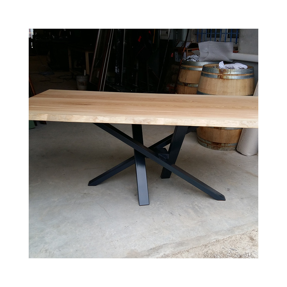 Pied de table en fer - Design et sobre - AJ Concepts